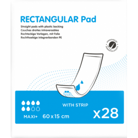 Ontex-ID Rectangular pad - Insert Intraversable 15x60 cm