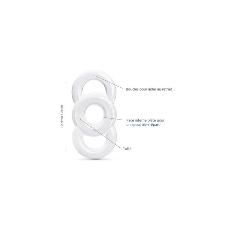 Medintim - Anneau de constriction à boucle pour Vacuum Taille T1 - 9 mm